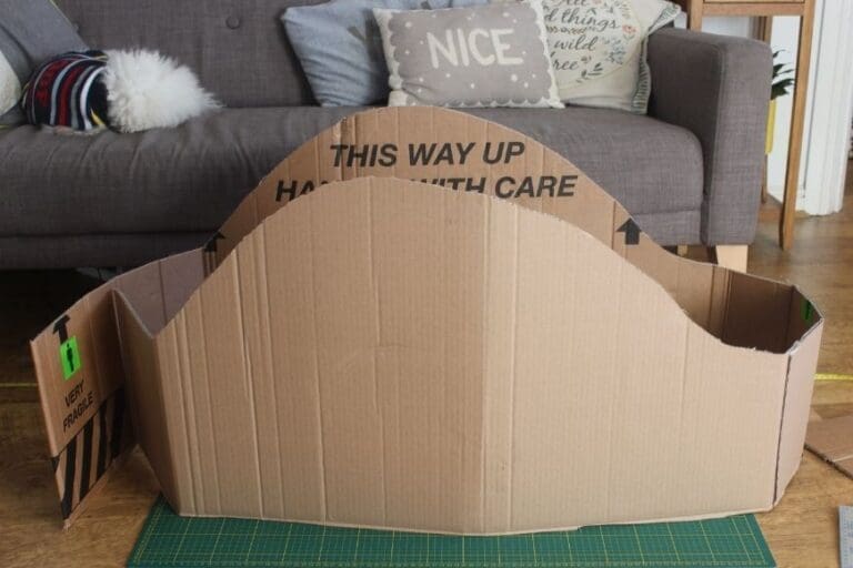 How to Make a Foldable Cardboard Box Car with free printables | Mum In ...