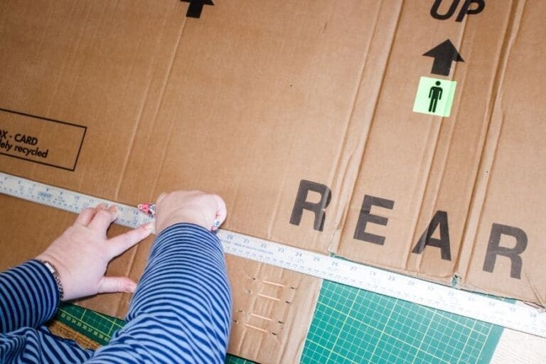 How to Make a Foldable Cardboard Box Car with free printables | Mum In ...