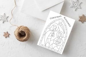 Free Printable Christmas Cards to Color: Fun and Festive Designs