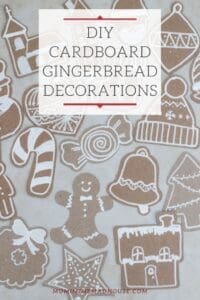 DIY Cardboard Gingerbread Ornaments and Gift Tags: Free Printable ...