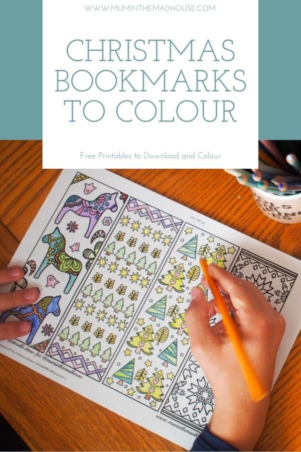Free Christmas Bookmarks to Colour: Festive and Fun Printables for Kids