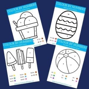 Free Colour by Number Printable Worksheets: Fun and Educational ...