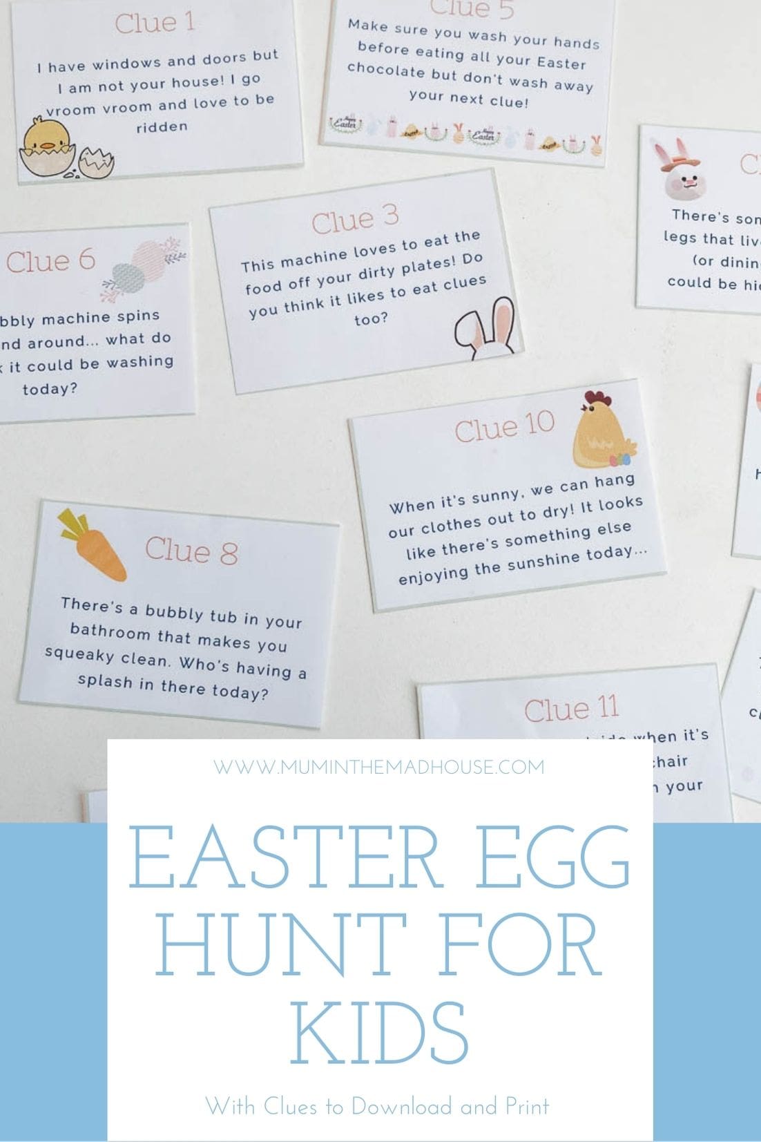 Easter Egg Hunt for Kids: Fun Printable Clues and Ideas