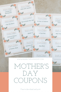 Free Printable Mother’s Day Coupon Book: A Thoughtful Gift for Mom