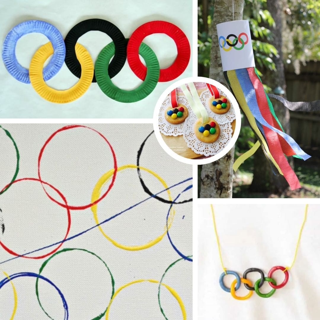 Simple Olympic Crafts for Kids | Mum In The Madhouse