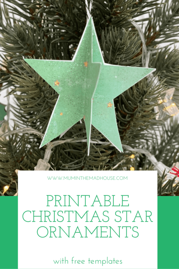 Free Printable Christmas Star Ornaments – Download Templates