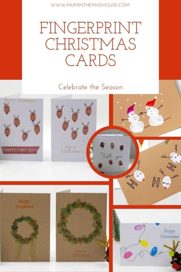 Fingerprint Christmas Cards | Easy Kids’ Craft & Keepsake
