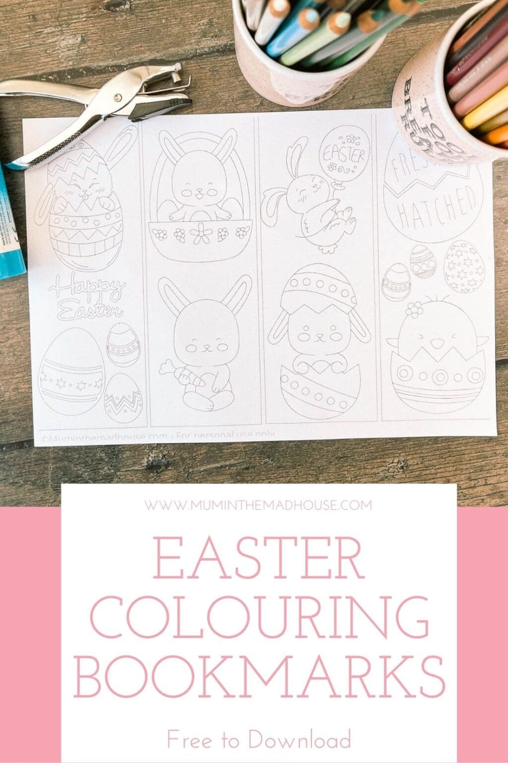 Easter Bookmarks to Color: Fun and Free Printable Designs for All Ages