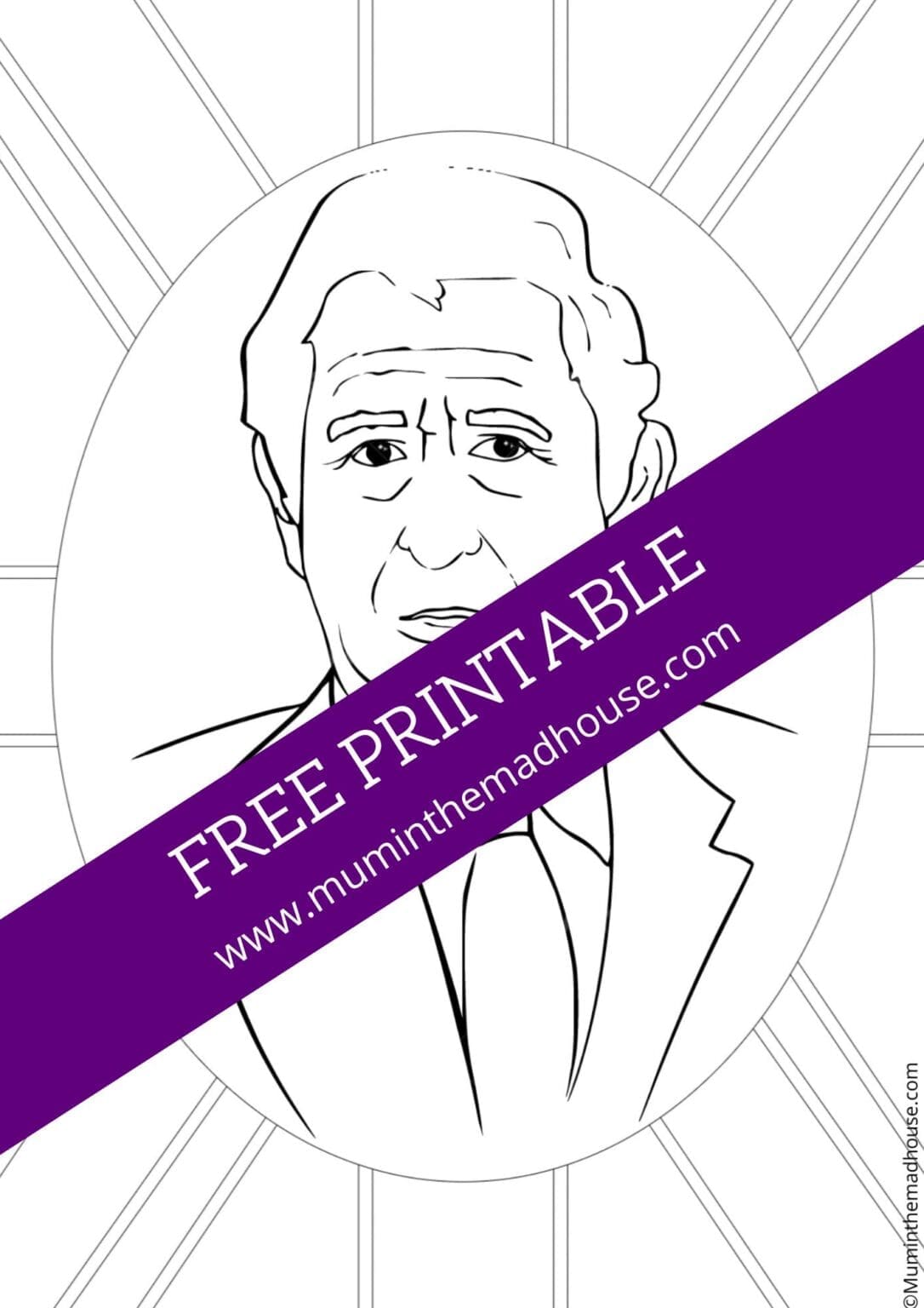 King Charles III Coloring Pages: Free Printables for Royal Fun
