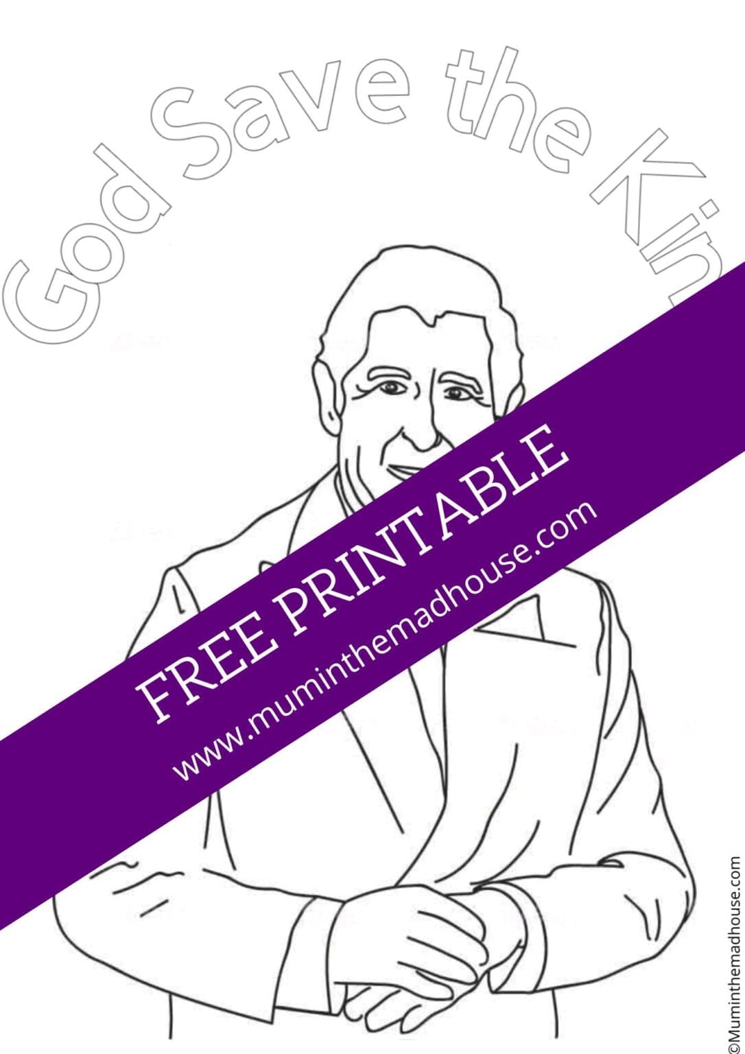 King Charles III Coloring Pages: Free Printables for Royal Fun