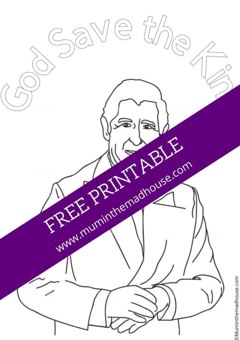 King Charles III Coloring Pages: Free Printables for Royal Fun