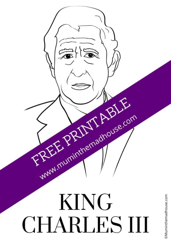 King Charles III Coloring Pages: Free Printables for Royal Fun