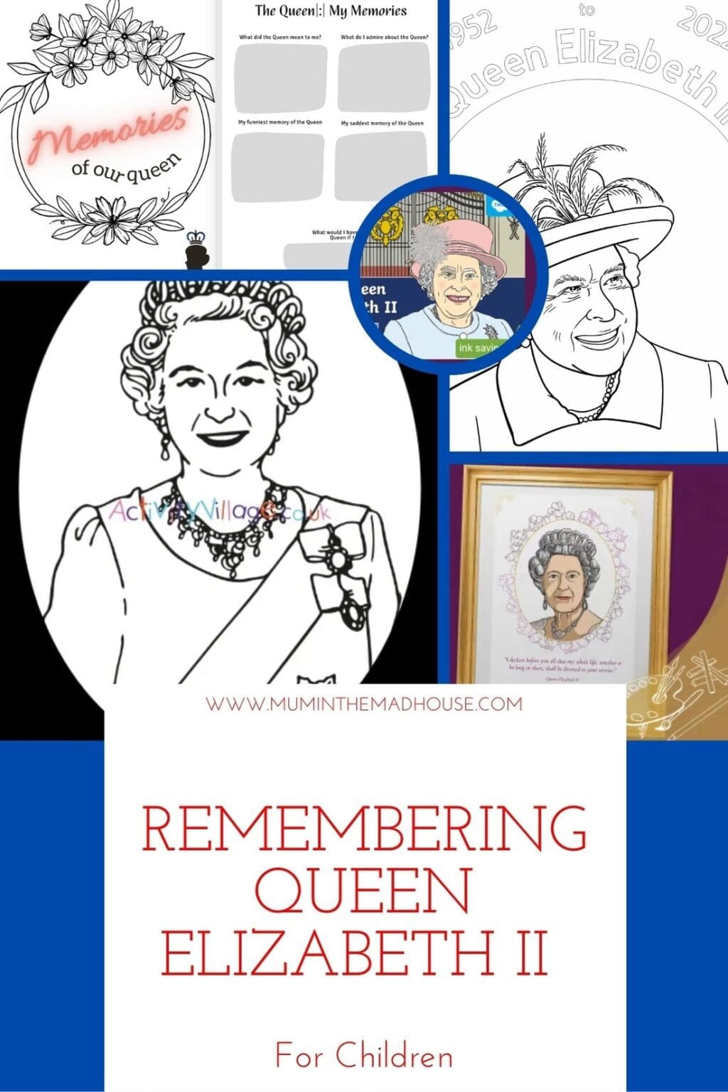 Remembering Queen Elizabeth II Kids Activities | Mum In The Madhouse