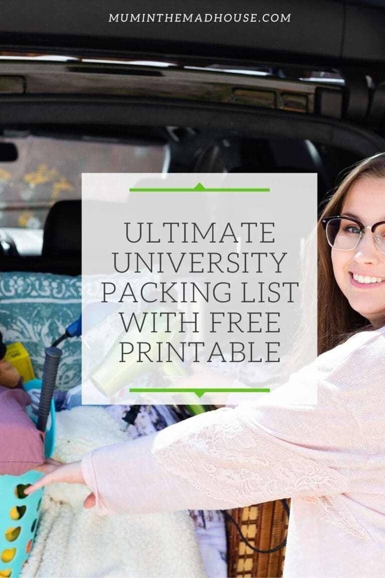 Ultimate University Packing List: Free Printable for a Smooth College Move