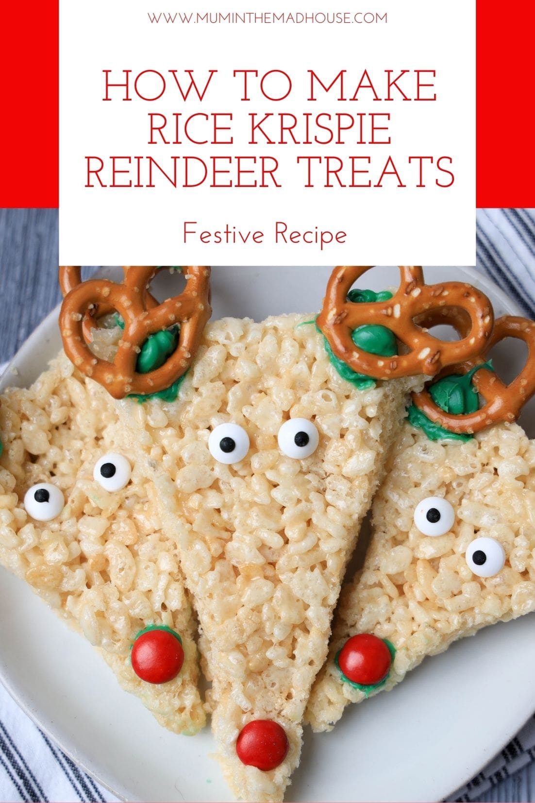 Reindeer Rice Krispie Treats: Fun and Festive Holiday Treats for the ...