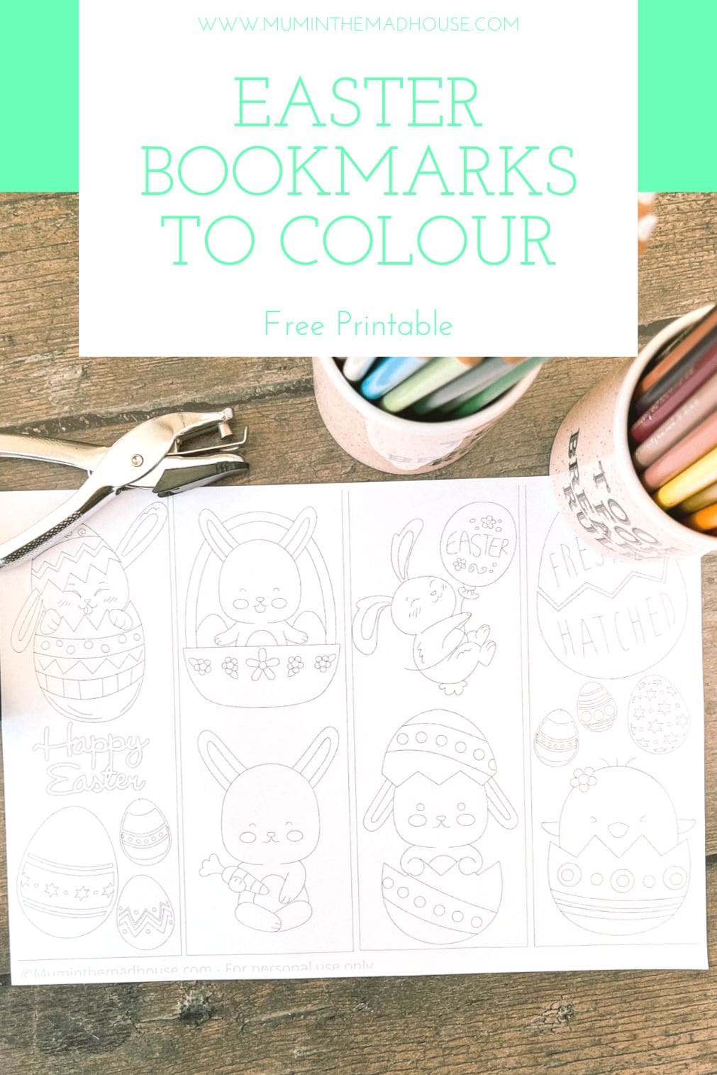 Easter Bookmarks to Color: Fun and Free Printable Designs for All Ages
