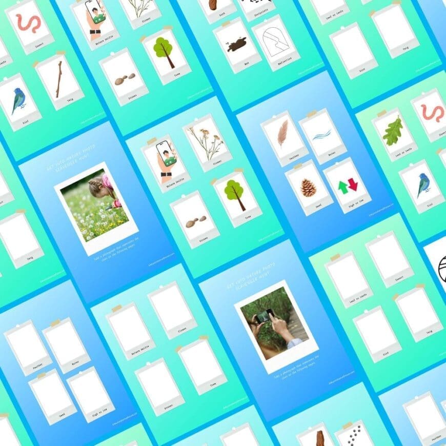 Nature Photo Scavenger Hunt: Free Printable Template for Outdoor Fun