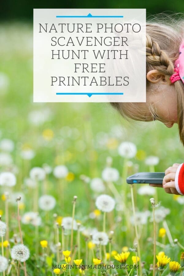 Nature Photo Scavenger Hunt: Free Printable Template for Outdoor Fun