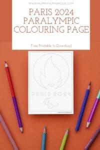 Paris 2024 Paralympic Colouring Page | Mum In The Madhouse