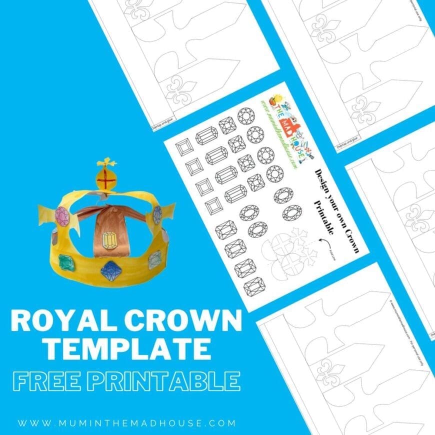 Free Royal Crown Printable: Create Your Own Regal Craft