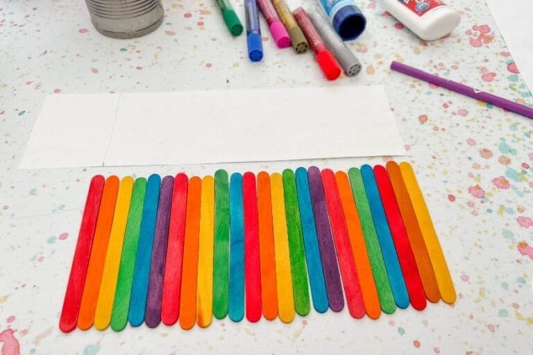 How to Make a Popsicle Stick Pencil Cup | Mum In The Madhouse