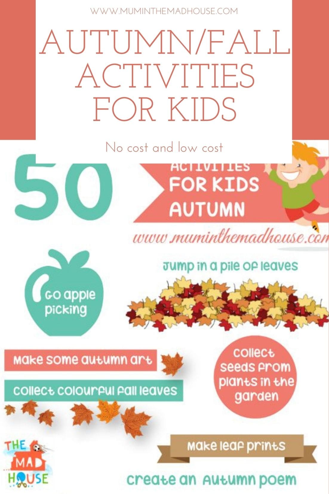 50 Autumn Activities for Kids | Mum In The Madhouse
