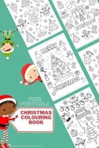 Free Printable Christmas Coloring Book for Kids | Mum In The Madhouse