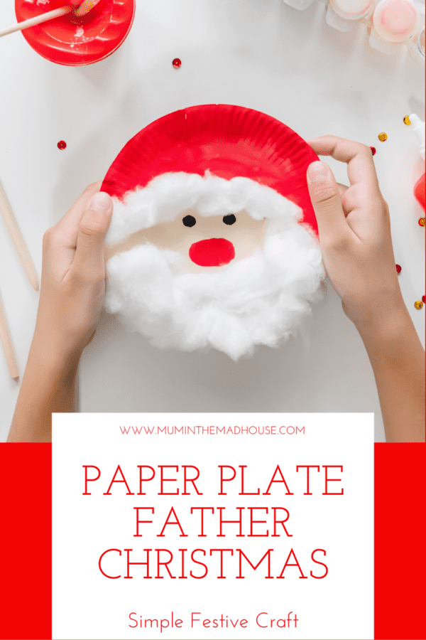 Paper Plate Santa Craft for Kids | Mum In The Madhouse