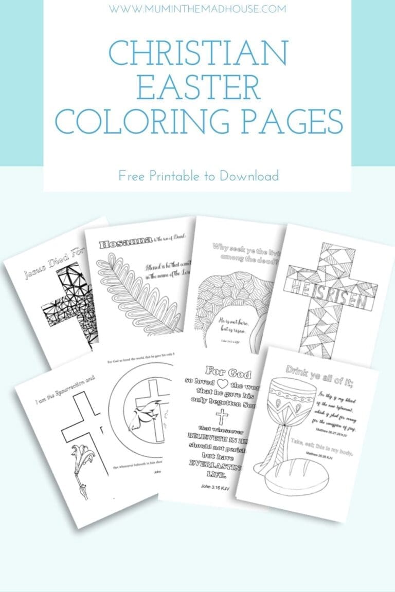 Religious Easter coloring pages to download, print and enjoy