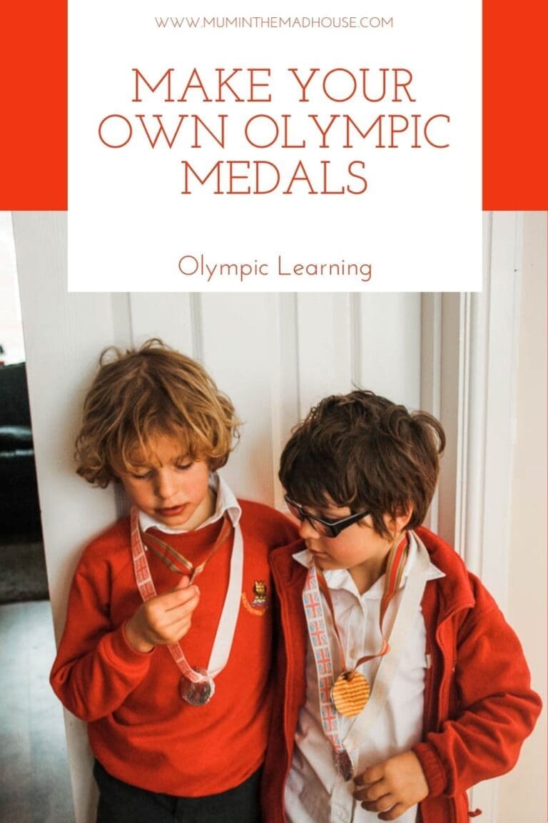 Design and make your own Olympic medals - a simple kids craft