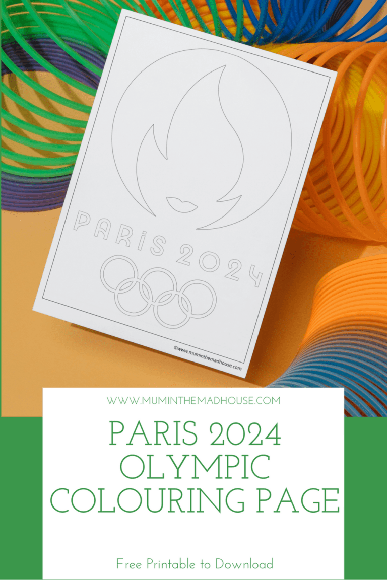 Paris 2024 Olympic Colouring Page