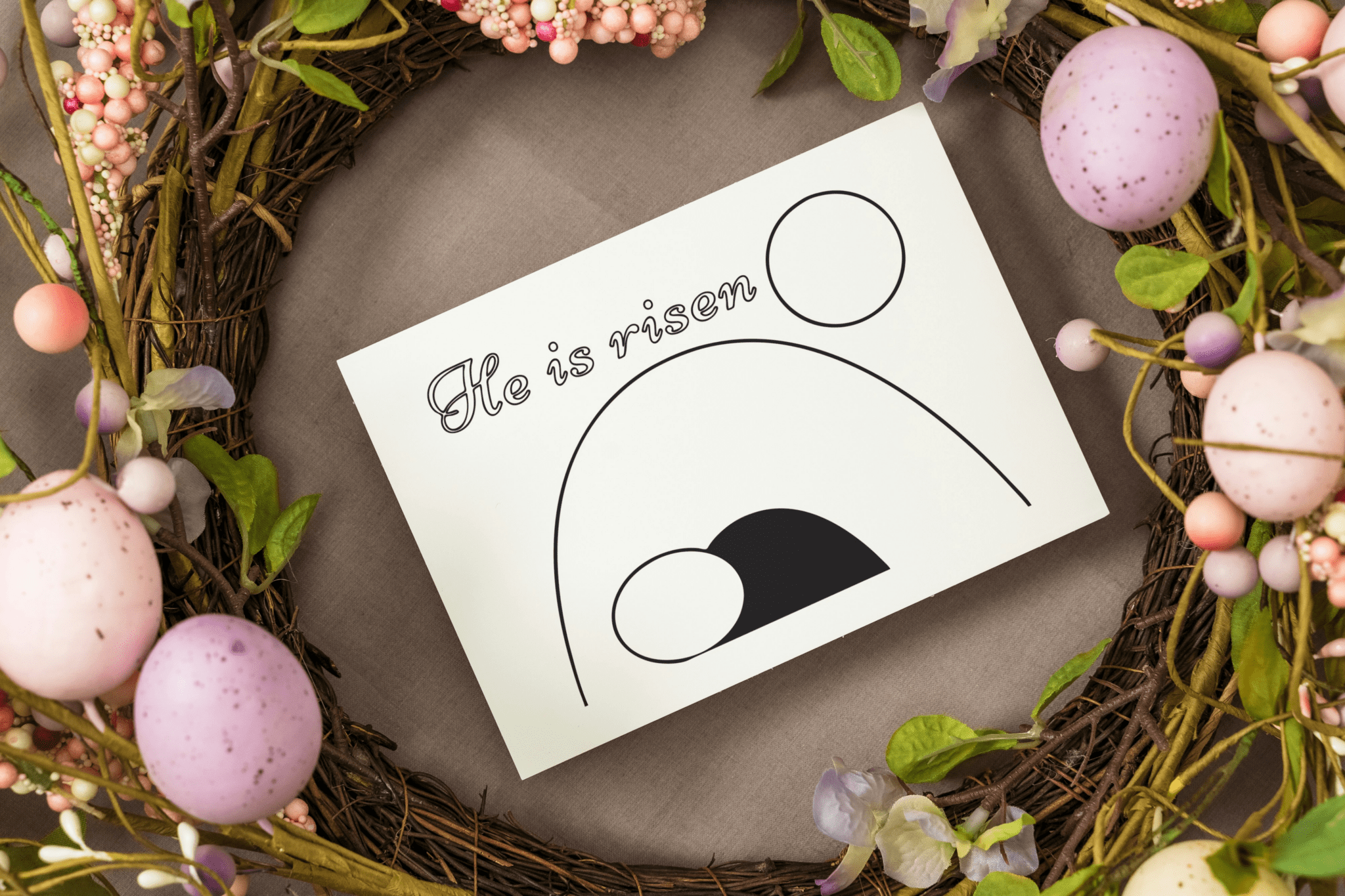 Religious Easter coloring pages to download, print and enjoy