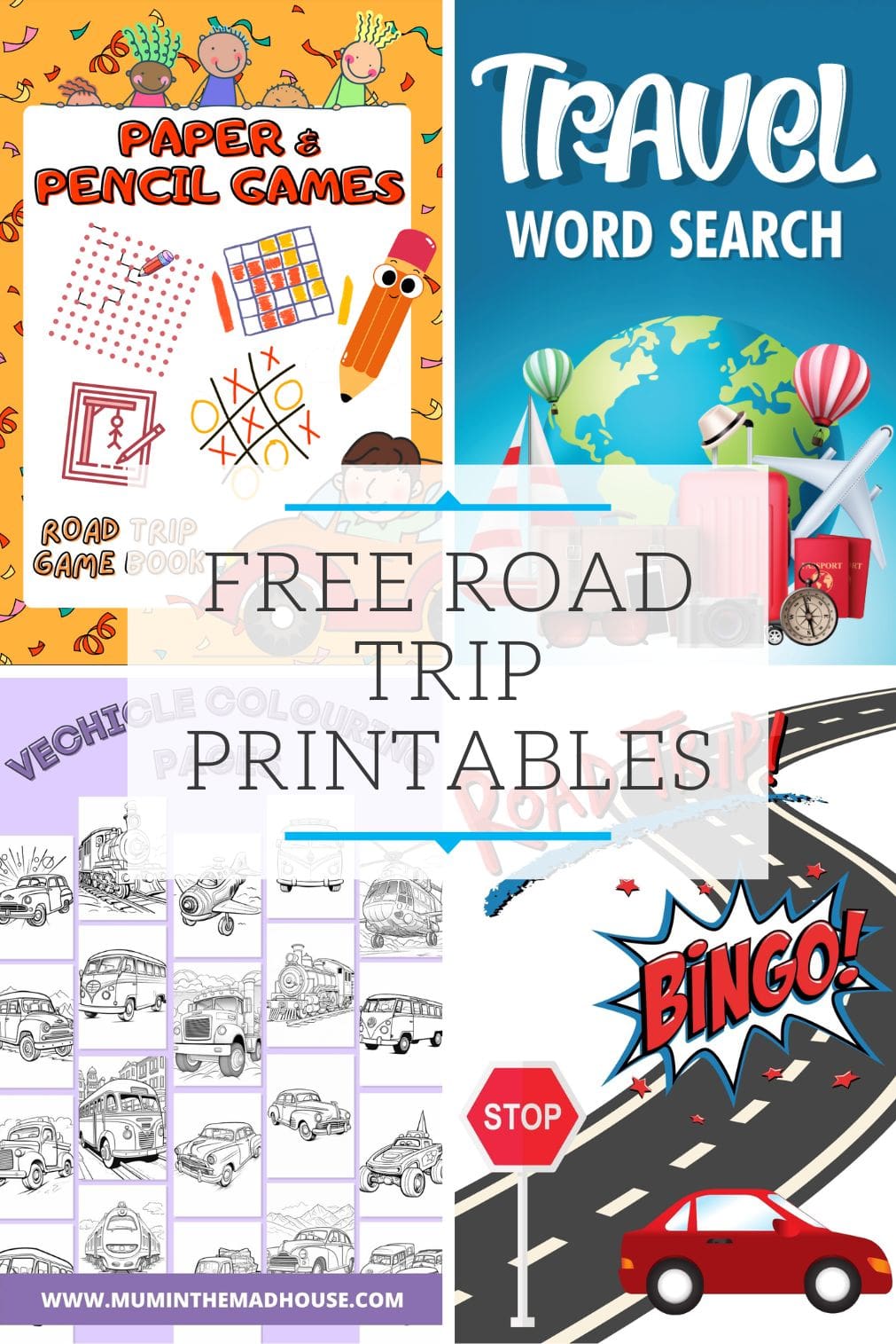Free Road Trip Printables - Travelling with Kids | Mum In The Madhouse