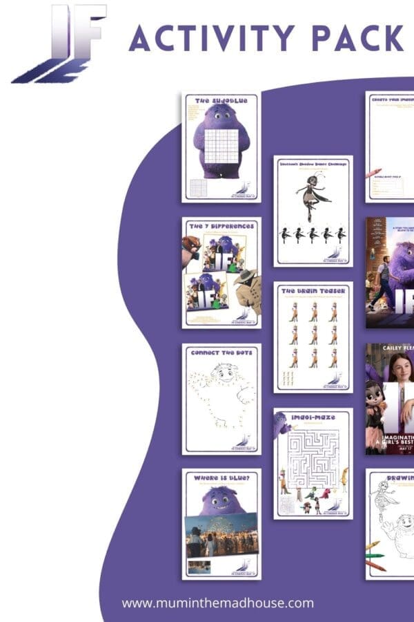 IF Movie Activity Pack Free Printable | Mum in the Mad House