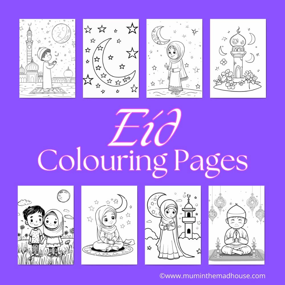 Free Printable Kids Eid Coloring PagesFree Printable Kids Eid Coloring ...
