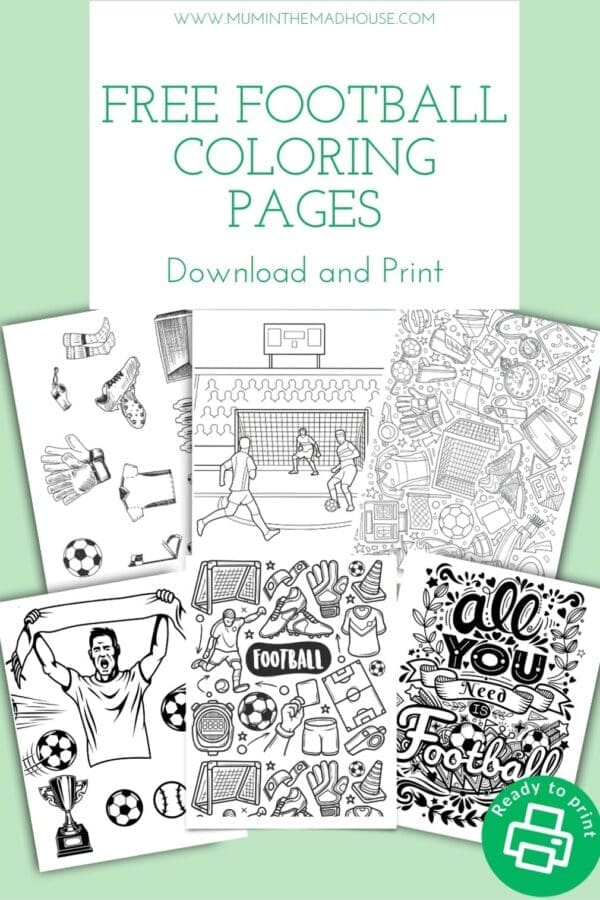 Free Printable Soccer Football Coloring PagesFree Printable Soccer ...