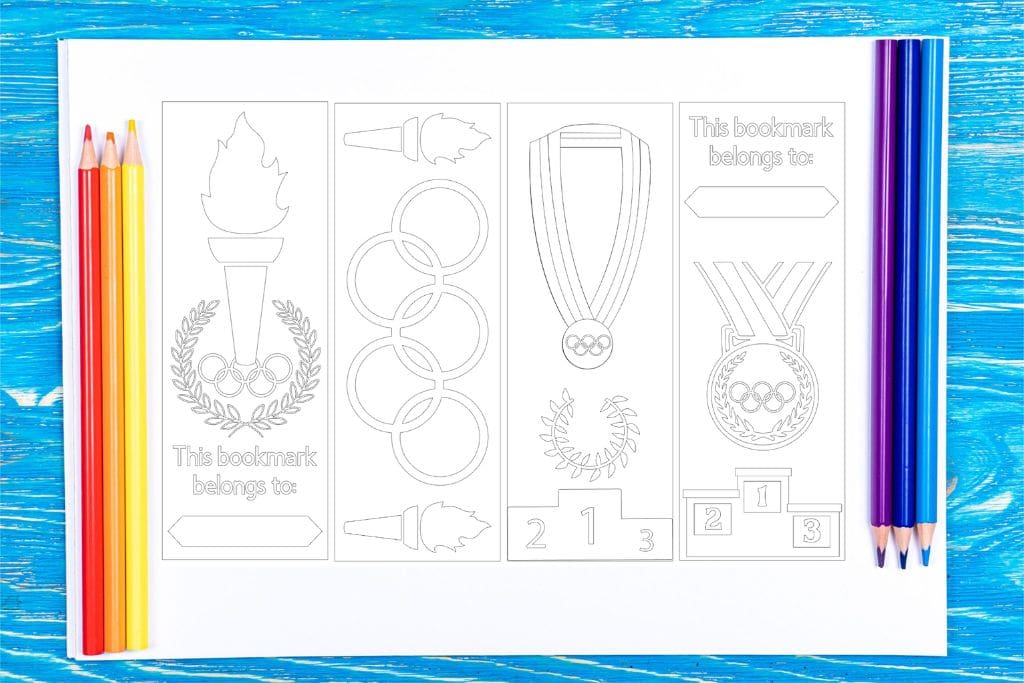 131305Free Olympic Bookmarks to Color in131305Free Olympic Bookmarks to ...