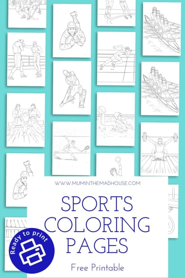 Olympic Sports Coloring Pages for Kids | Mum In The Madhouse