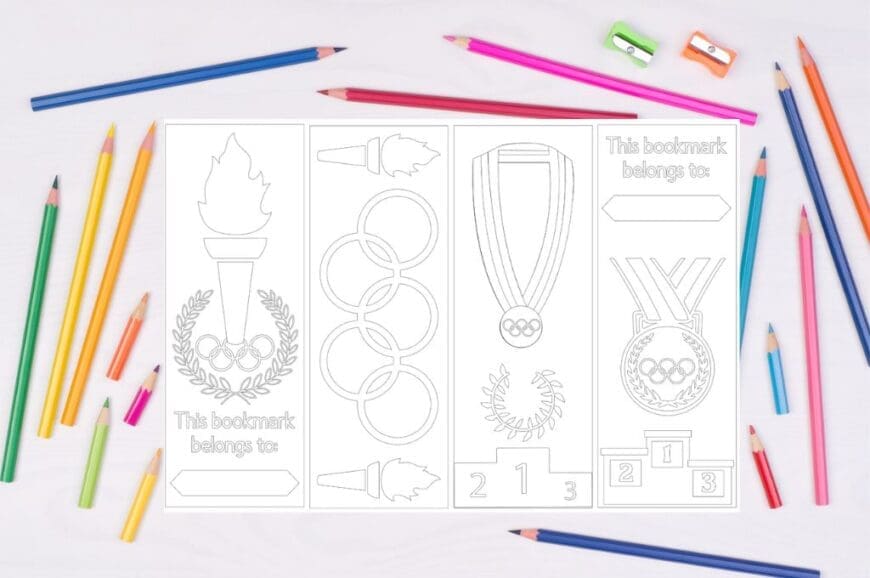 131305Free Olympic Bookmarks to Color in131305Free Olympic Bookmarks to ...