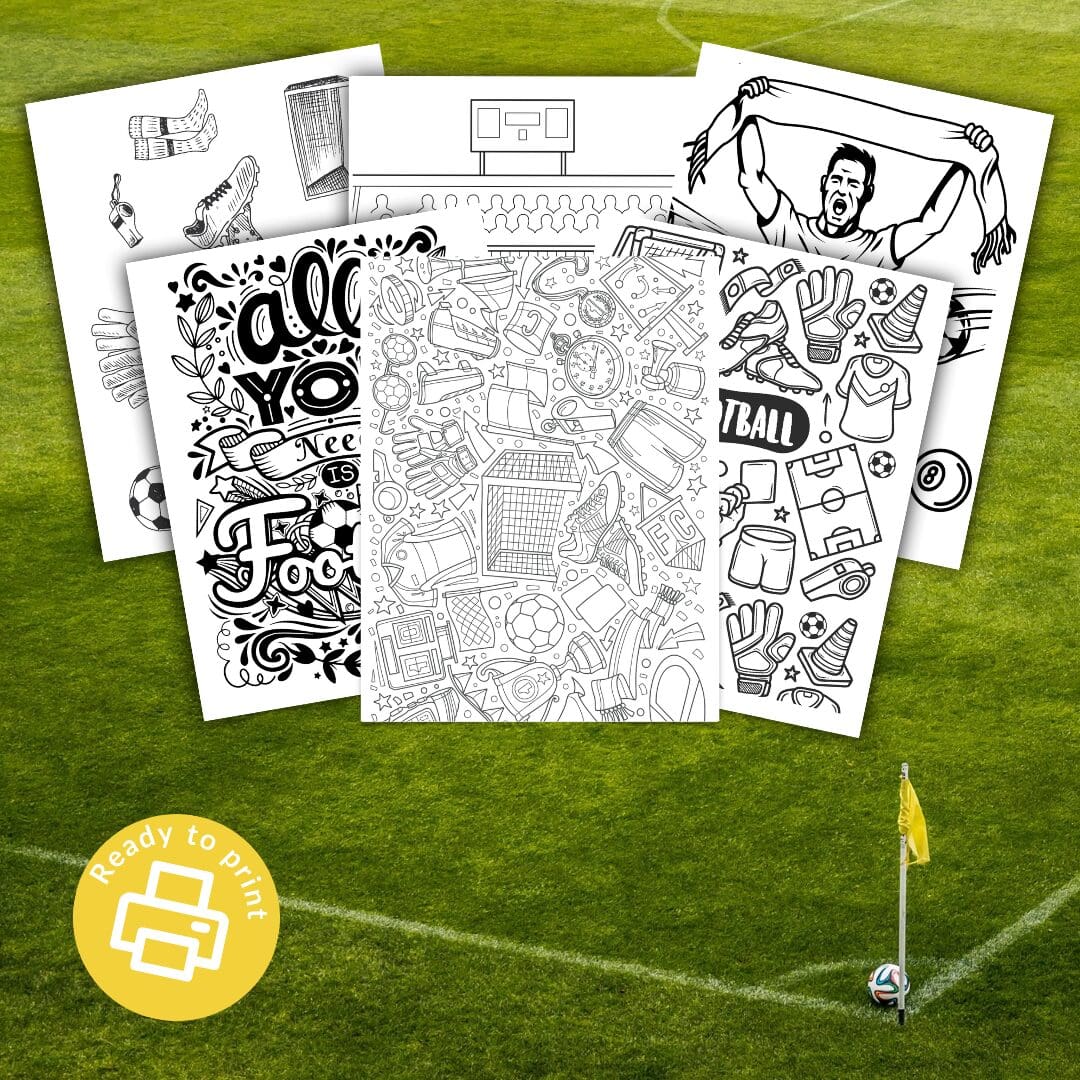 Free Printable Soccer Football Coloring PagesFree Printable Soccer ...