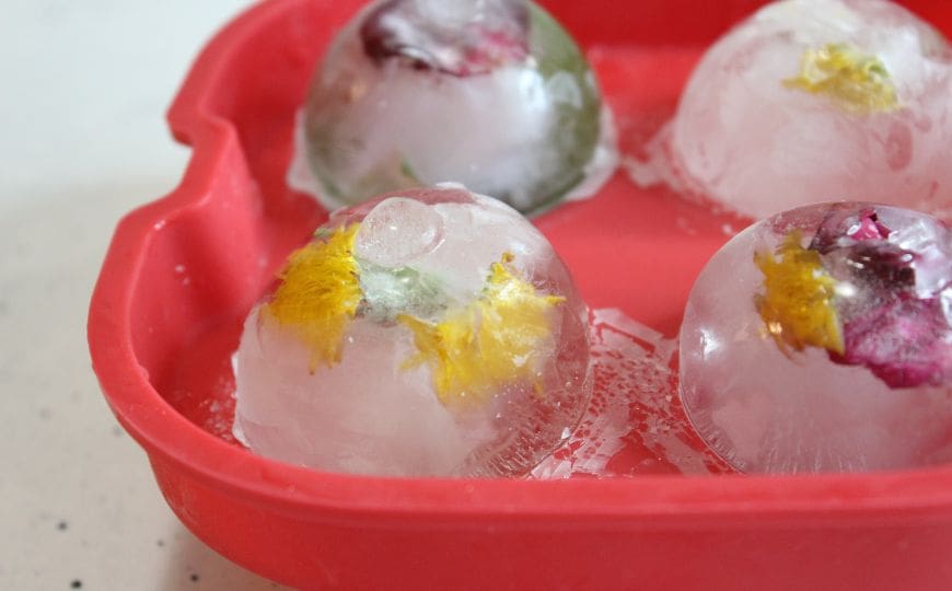 Frozen Flowers Sensory Ice Play - Cool Play for hot days