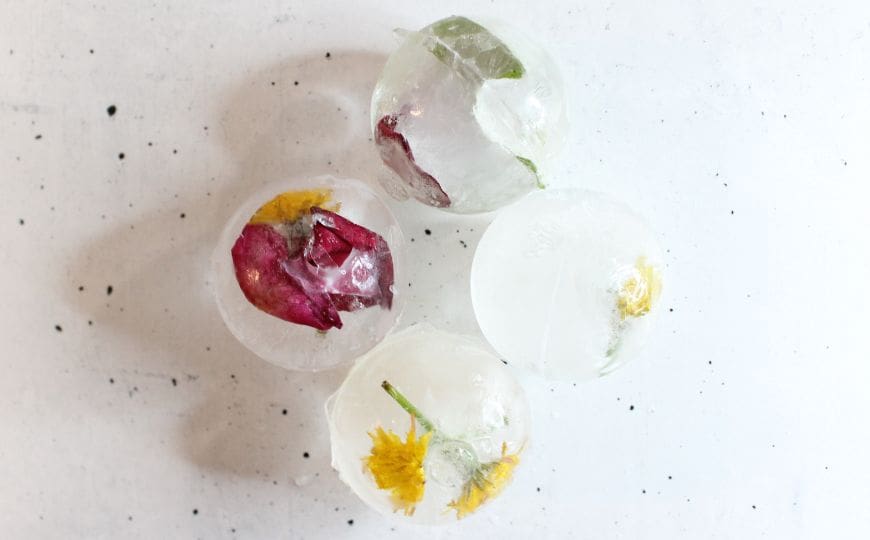 Frozen Flowers Sensory Ice Play - Cool Play for hot days