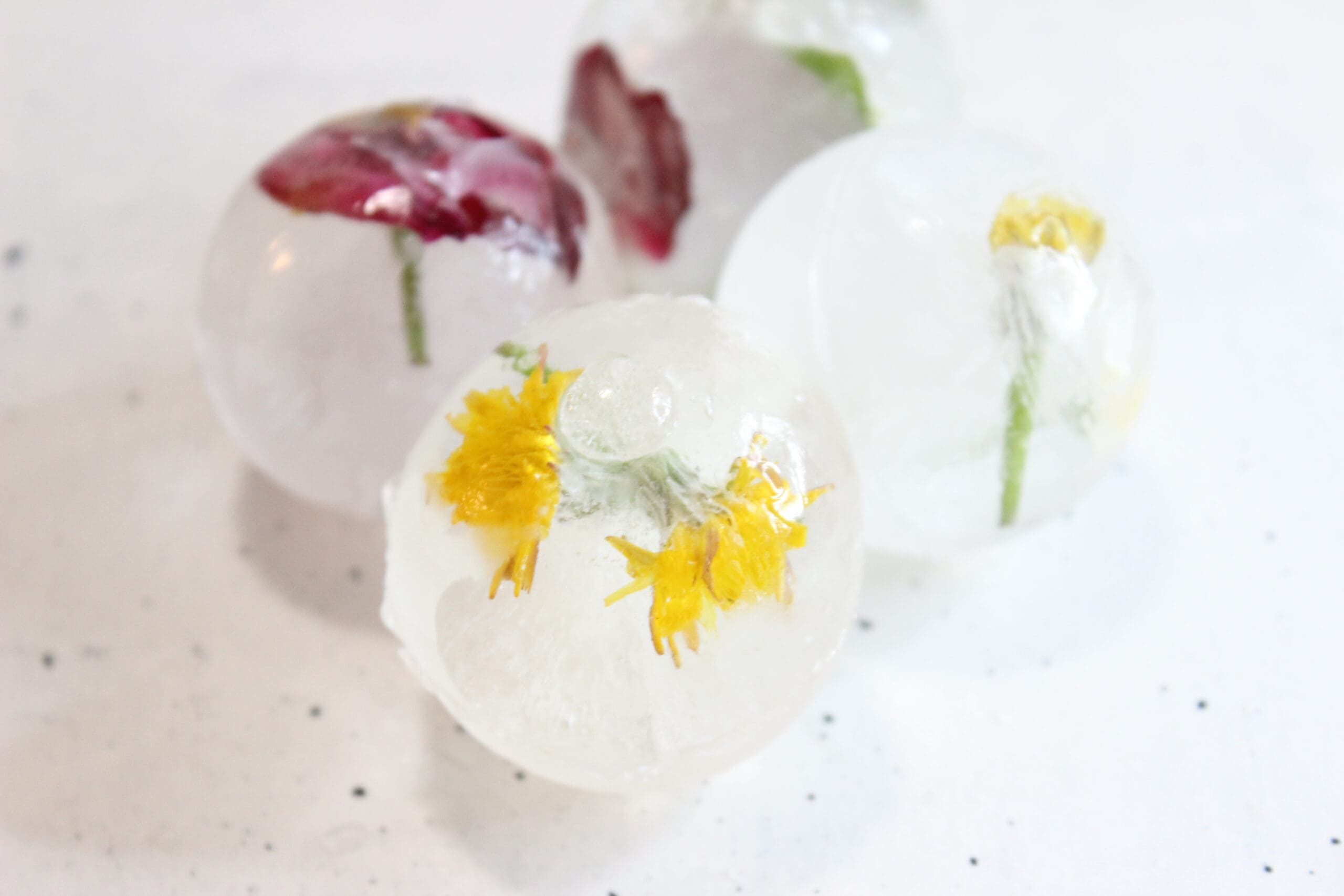 Frozen Flowers Sensory Ice Play - Cool Play for hot days