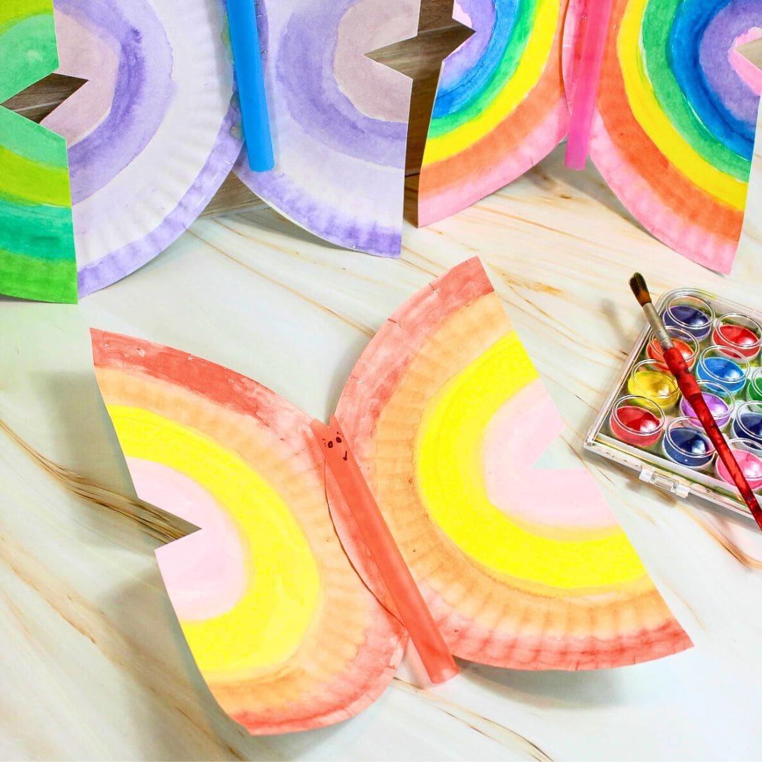 Paper Plate Butterfly Craft for Kids131760131760131760