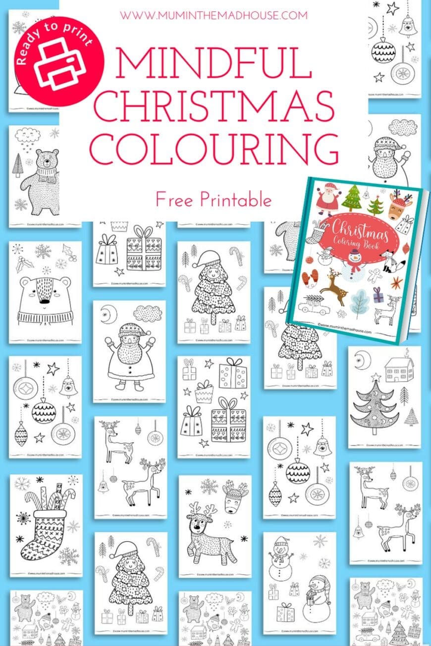 Mindful Christmas Coloring for Kids: A Festive Gift for the Season ...
