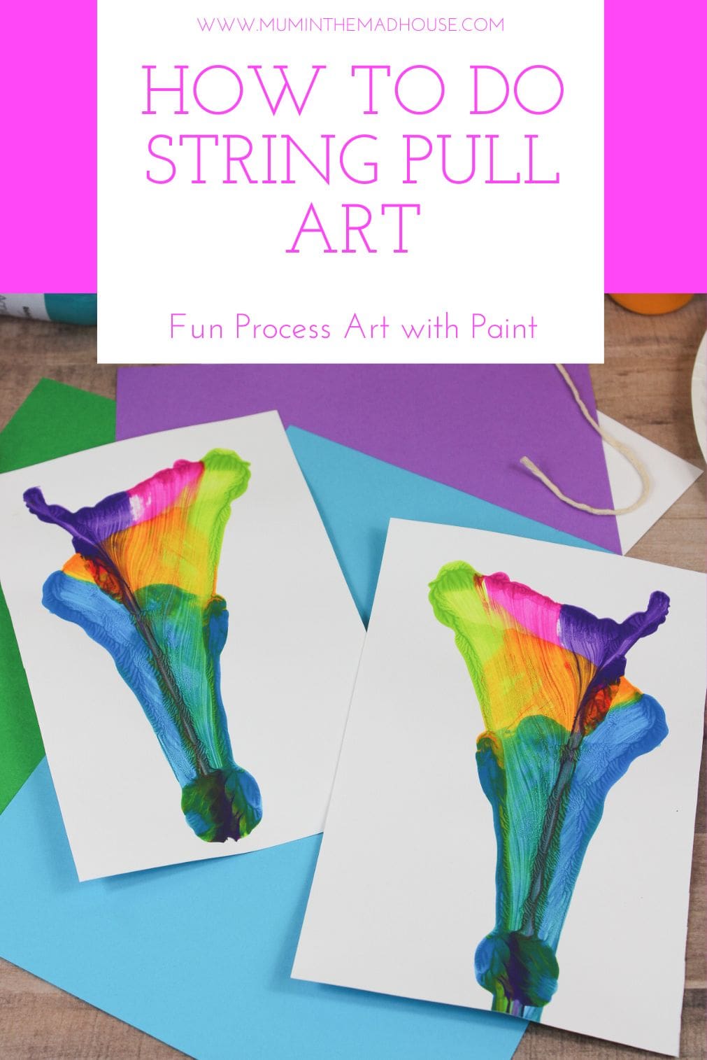 133383How To Do String Pull Art - A beautiful process art project