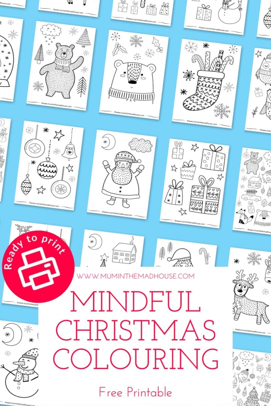 Mindful Christmas Coloring for Kids: A Festive Gift for the Season ...