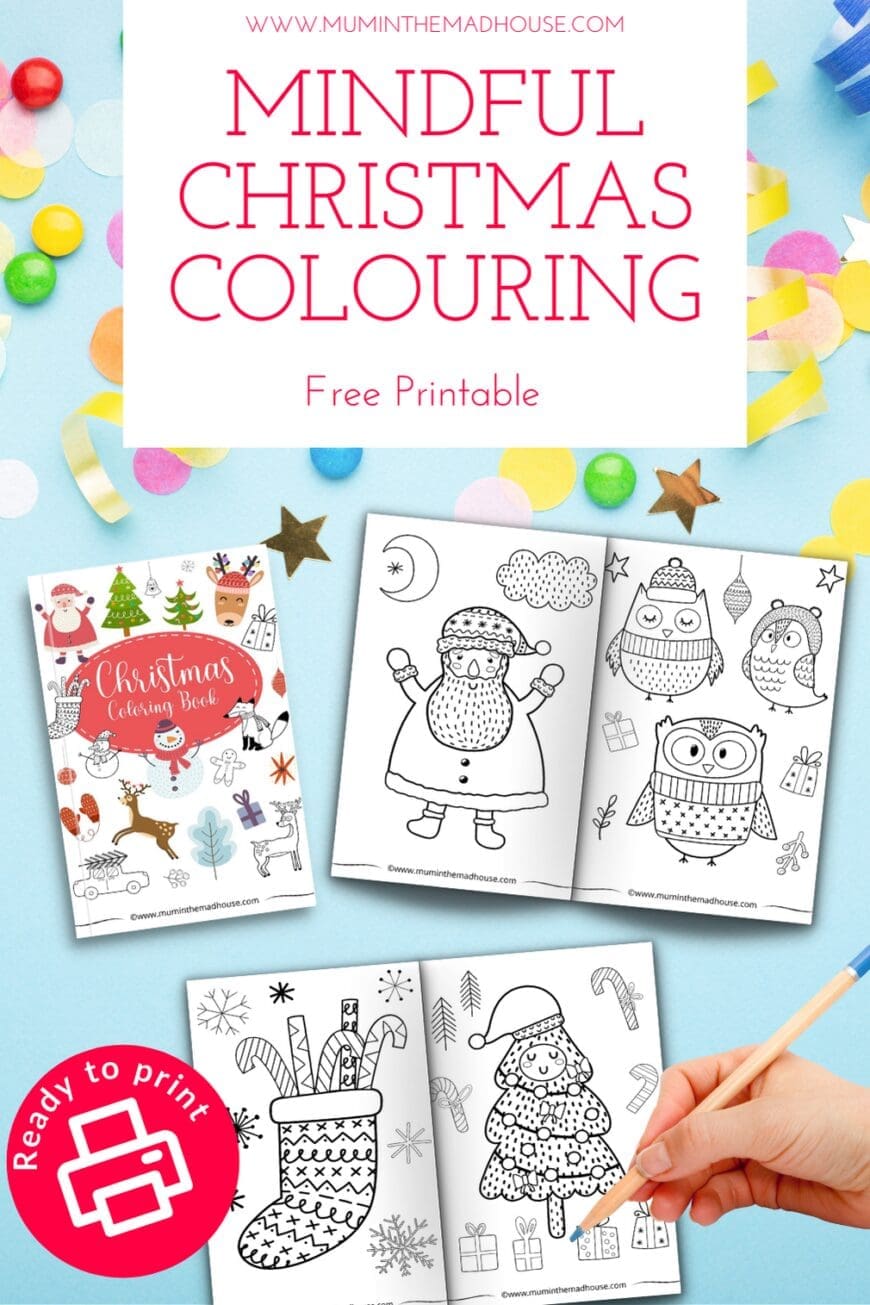 Mindful Christmas Coloring for Kids: A Festive Gift for the Season ...