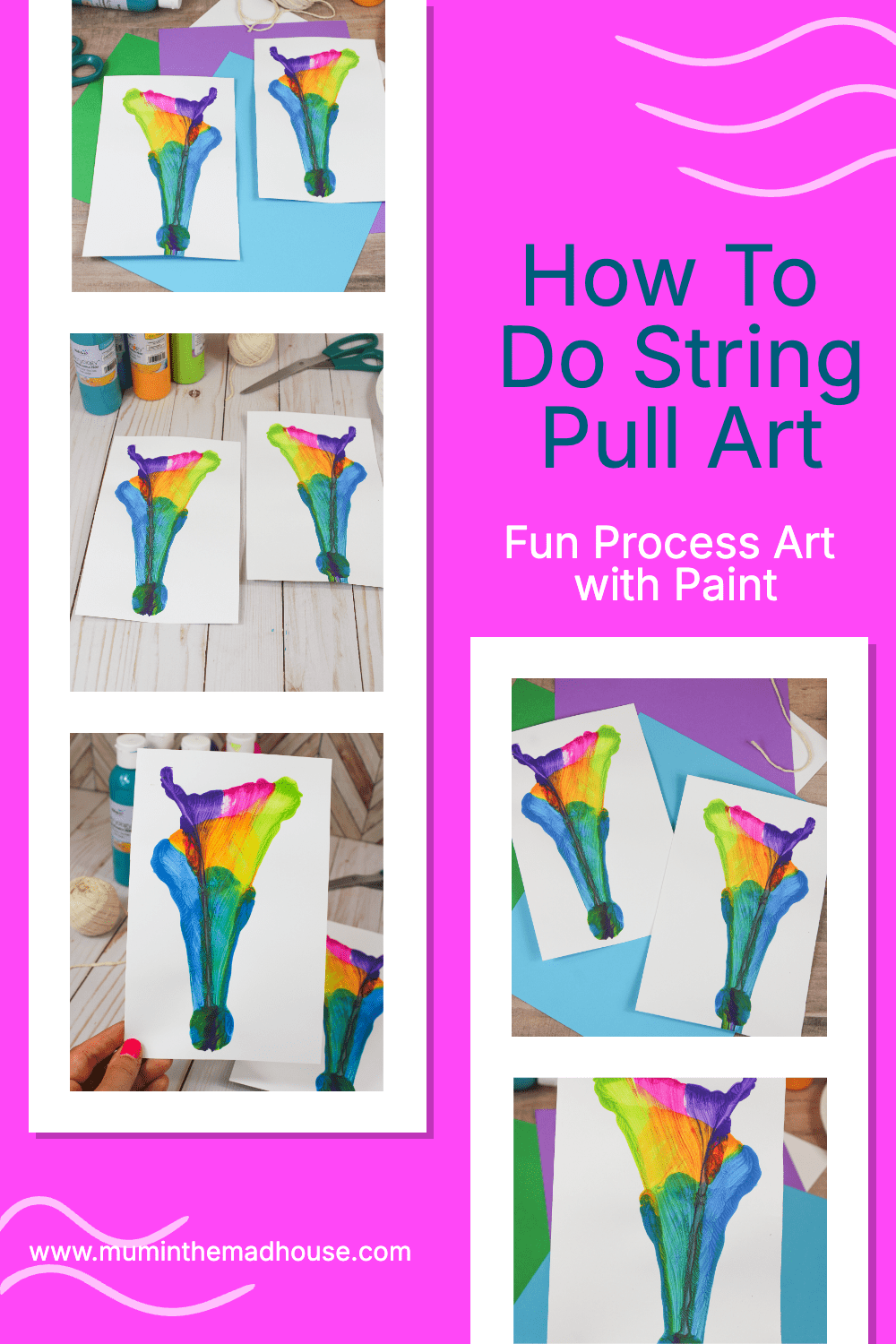 133383How To Do String Pull Art - A beautiful process art project
