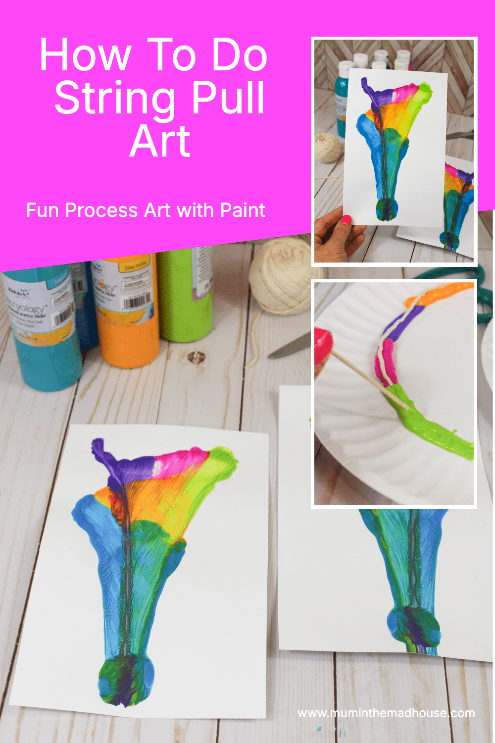 133383How To Do String Pull Art - A beautiful process art project